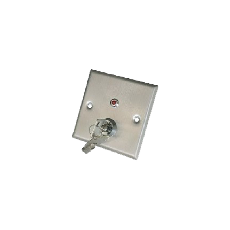 ZKTeco Metal Exit Button With Key - Techsoko