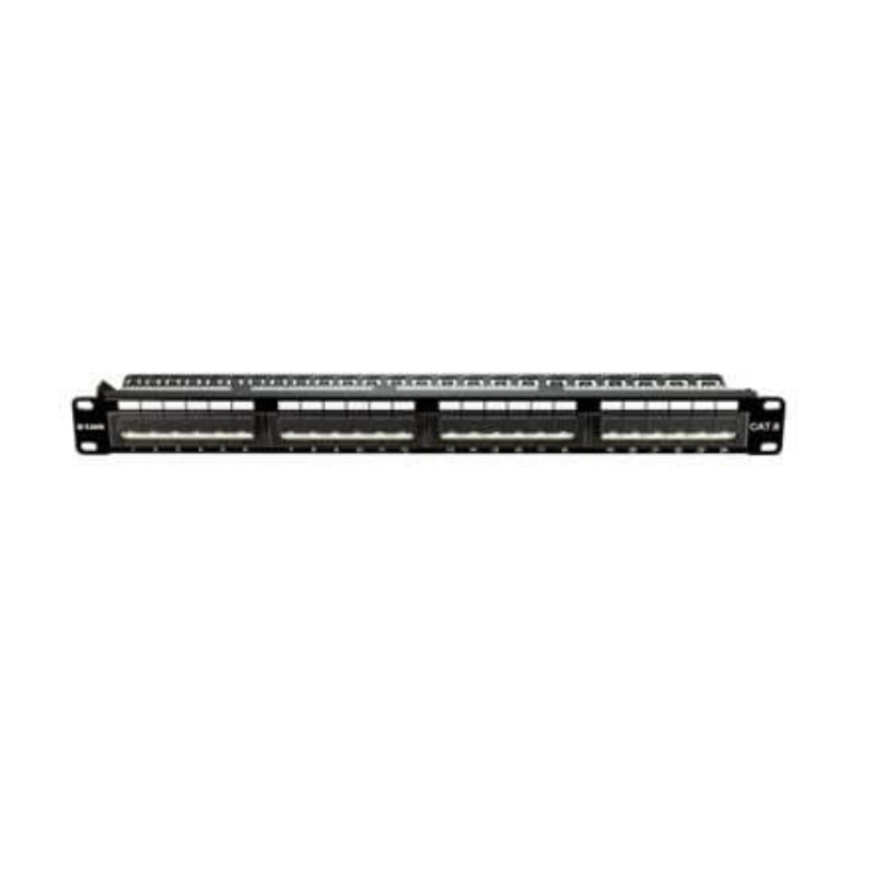 D-Link 24 Port Cat6 Unshielded Fully Loaded Punch Down Patch Panel ...