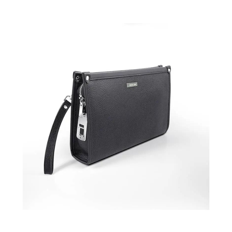 Green Lion Zurich Smart Fingerprint Pouch - Black - Techsoko